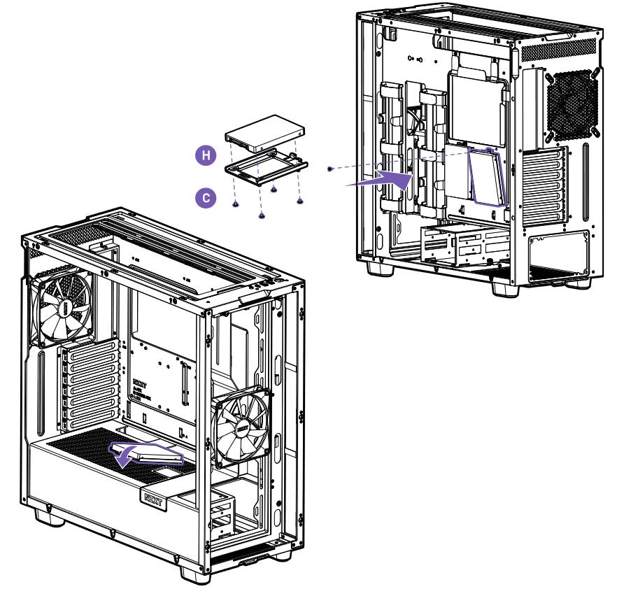 NZXT H7 FLOW RGB - MID-TOWER Case Manual | ManualsLib