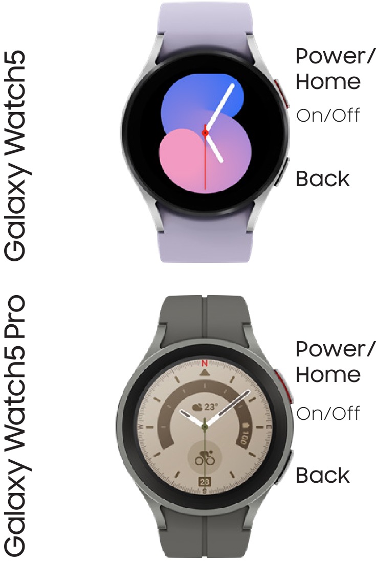 Samsung Galaxy Watch5, Watch5 Pro - Smartwatches Quick Start Guide ...