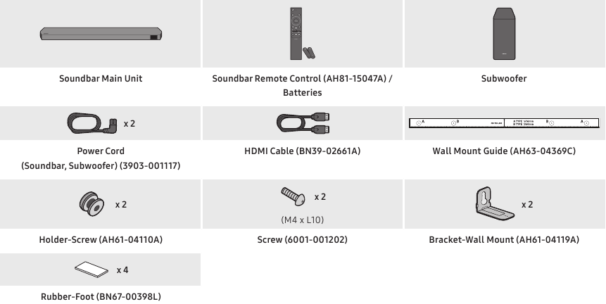 Samsung HW-Q910D / HW-Q850D / HW-QS730D - Soundbar Manual | ManualsLib