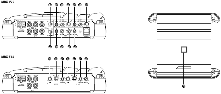 Alpine MRX-V70, MRX-F35 - POWER AMPLIFIER Manual | ManualsLib