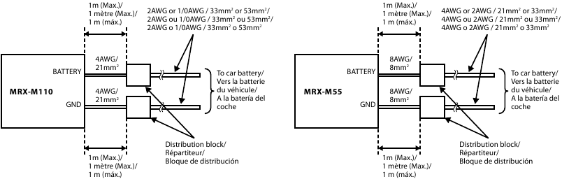 Alpine MRX-M110, MRX-M55 - POWER AMPLIFIER Manual | ManualsLib