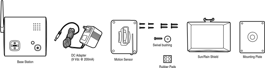 Chamberlain CWA2000, CWA2000C - Wireless Motion Detection System Manual ...