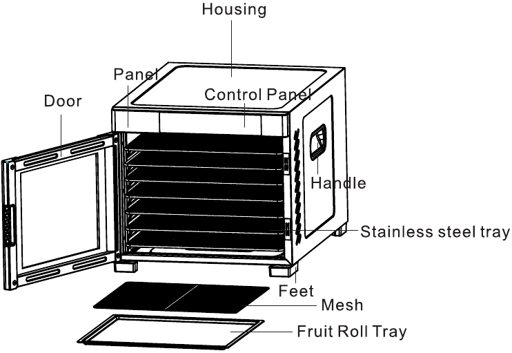 Magic Mill MFD-7070 - Food Dehydrator Manual | ManualsLib