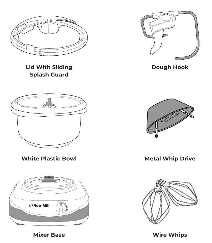 NutriMill Artiste - Stand Mixer Manual | ManualsLib