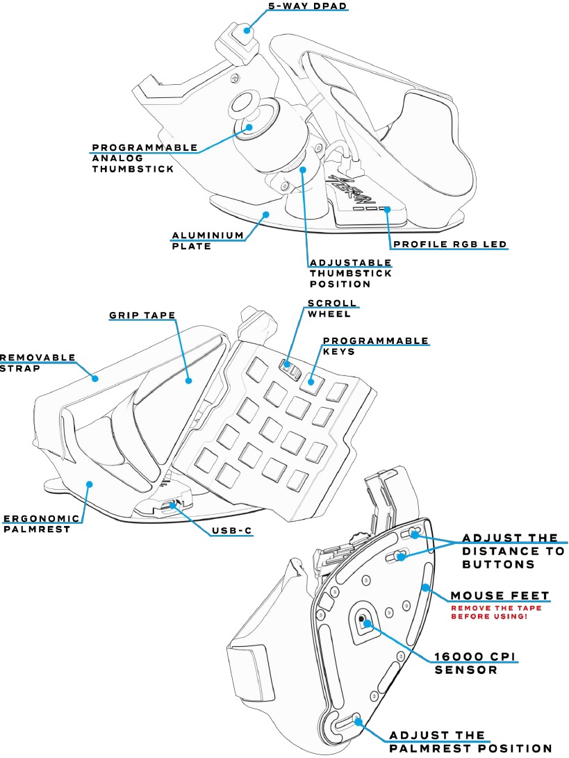 Azeron Cyro - Plug-and-Play Controller Manual | ManualsLib