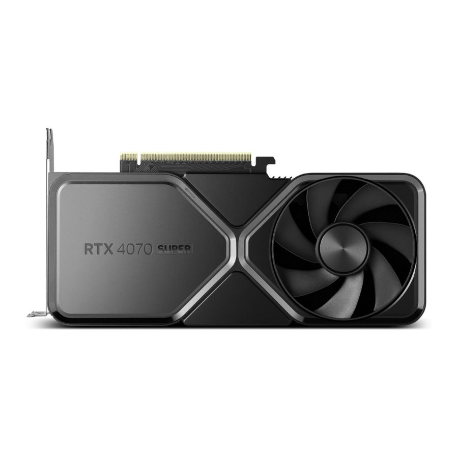 NVIDIA GeForce RTX 4070 SUPER - Graphics Card Manual | ManualsLib