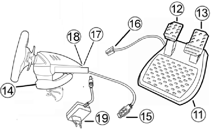 Thrustmaster RGT Force Feedback Pro - Racing Wheel Manual | ManualsLib