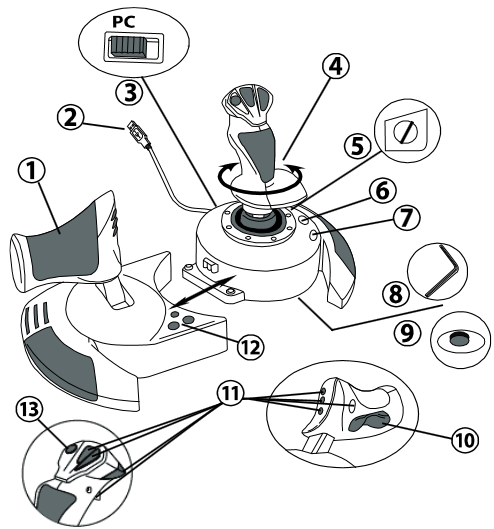 Thrustmaster T.Flight Hotas X - Game Controller Manual | ManualsLib