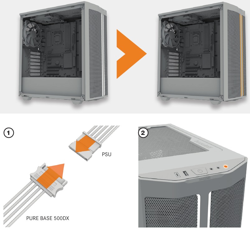 be quiet! Pure Base 500 DX - PC Cases Manual | ManualsLib