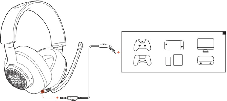 Harman JBL QUANTUM 400 - Headsets Manual | ManualsLib