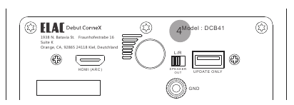 ELAC DEBUT ConneX DCB41 - Powered Speaker Manual | ManualsLib