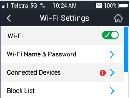 ZTE TELSTRA 5G WI-FI PRO (MU500) - Modem Manual | ManualsLib