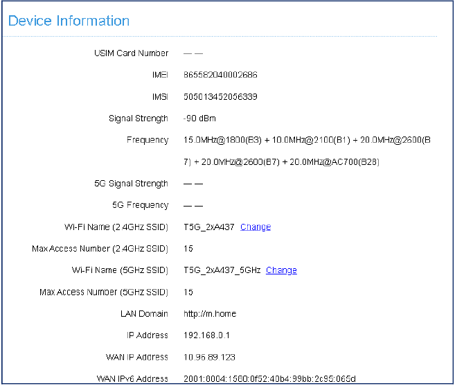 ZTE TELSTRA 5G WI-FI PRO (MU500) - Modem Manual | ManualsLib