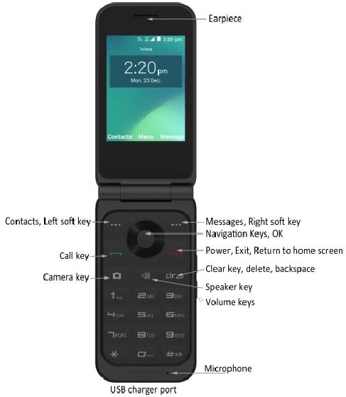 ZTE Telstra Flip 3 (Z2335T) - Mobile Phone Manual | ManualsLib