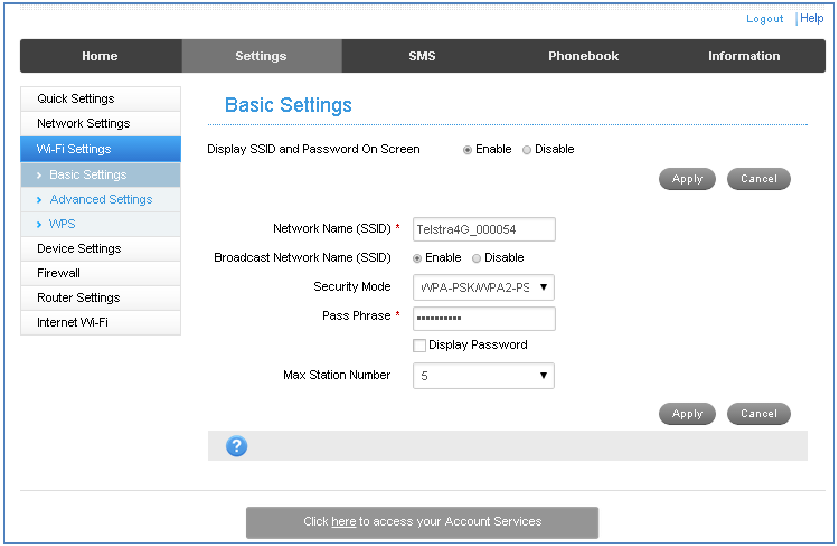 ZTE TELSTRA 4GX WI-FI HOTSPOT MF985T - Modem Manual | ManualsLib
