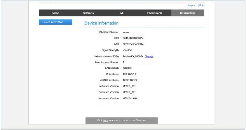ZTE TELSTRA 4GX WI-FI HOTSPOT MF985T - Modem Manual | ManualsLib
