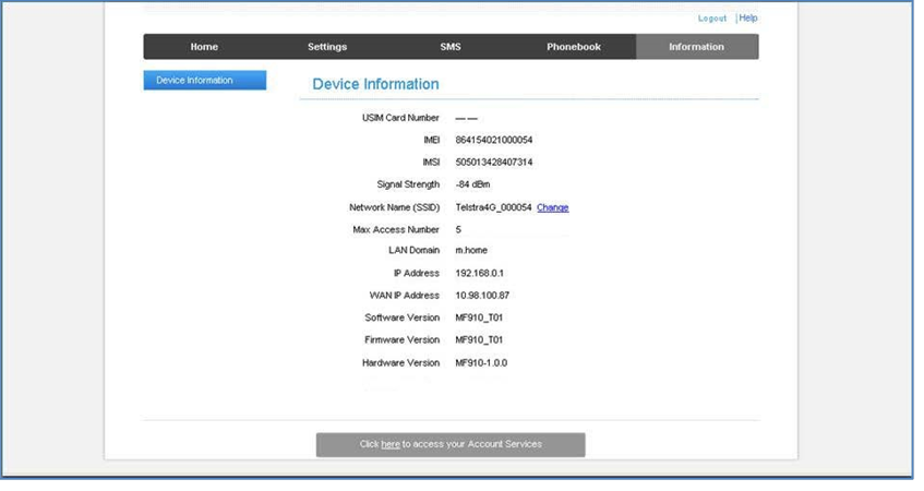 ZTE TELSTRA 4GX WI-FI PLUS (MF910Y) - Modem Manual | ManualsLib