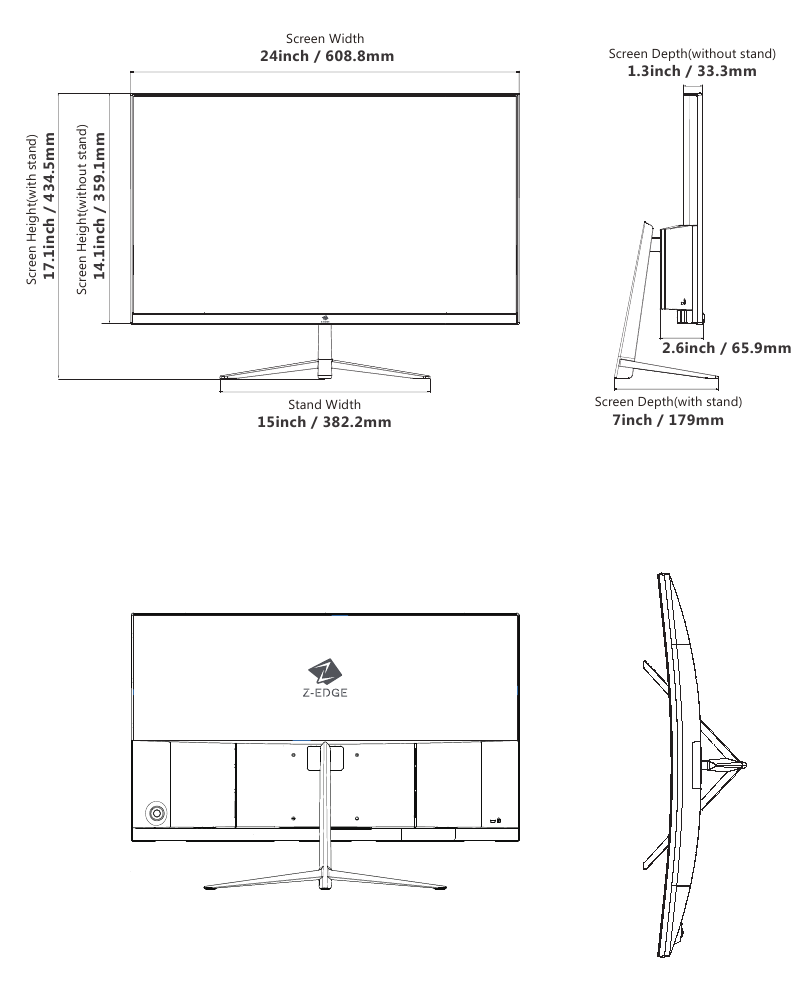 Z-EDGE UG27 - GAMING MONITOR Manual | ManualsLib