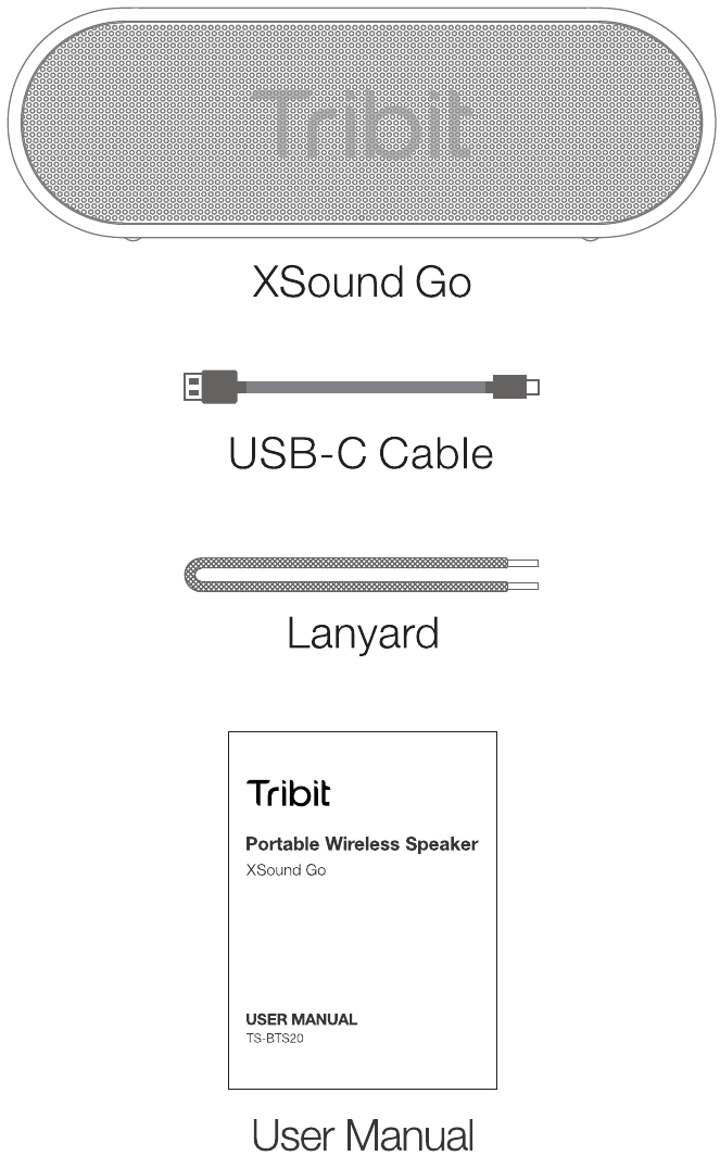 TRIBIT XSound Go - Speaker Manual | ManualsLib