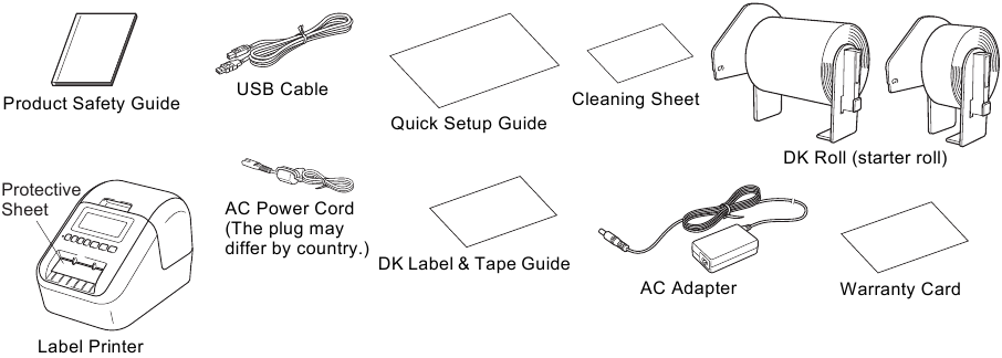 Brother QL-810W, QL-820NWB - Label Printer Manual | ManualsLib