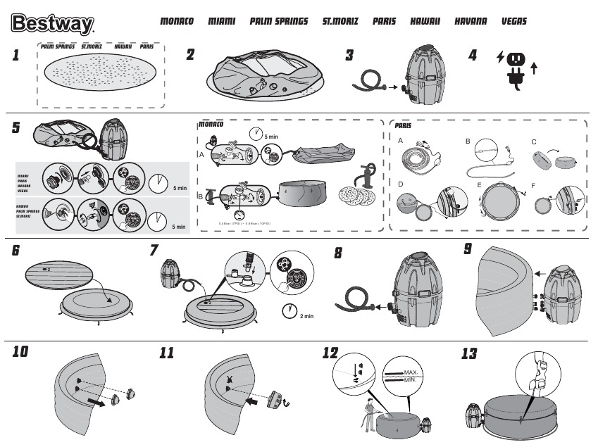 Bestway Lay-Z-Spa - Swimming Pool Manual | ManualsLib
