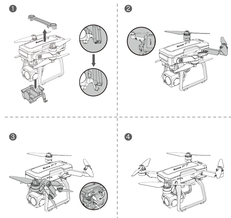 Bwine F7GB2 - Drone Manual | ManualsLib