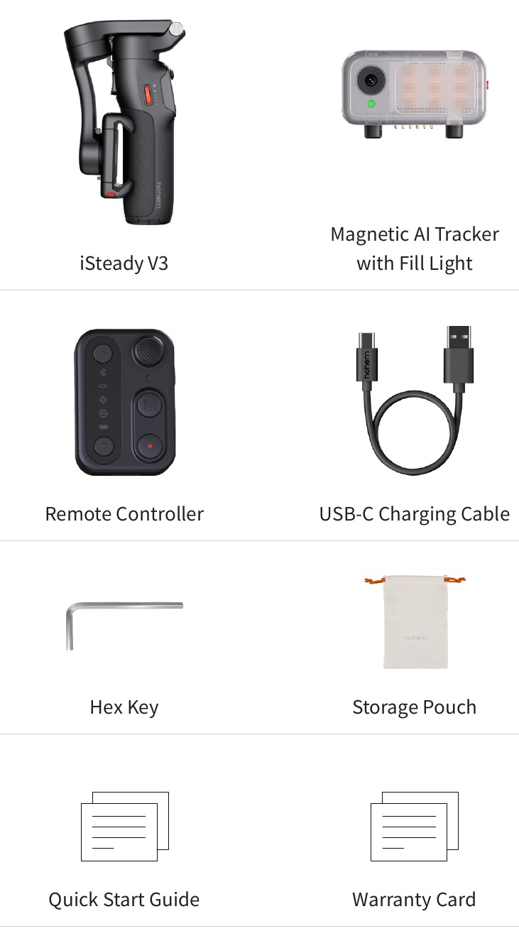 hohem iSteady V3 - Stabilizer Manual | ManualsLib