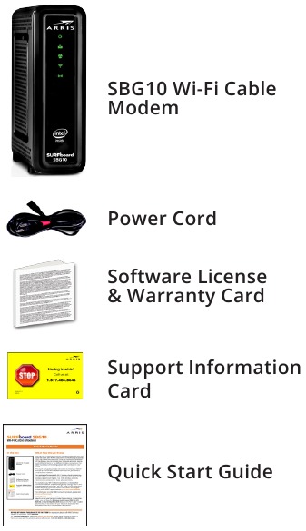 ARRIS SURFboard SBG10 - Modem Manual | ManualsLib