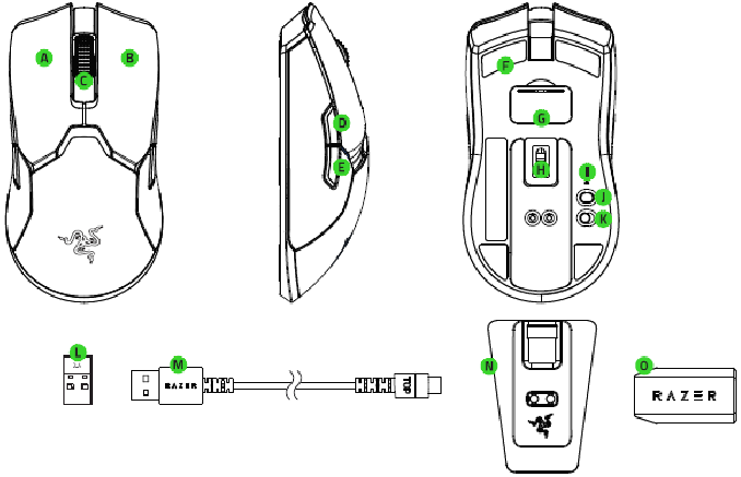 RAZER VIPER ULTIMATE, RZ01-03050400-R3M1 - Wireless Mouse Manual ...
