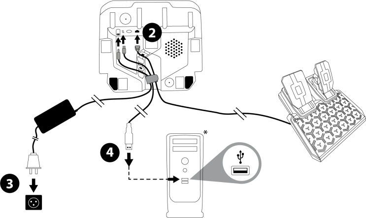 Thrustmaster T128, T248P, T128P - Racing Wheel and Magnetic Pedals ...