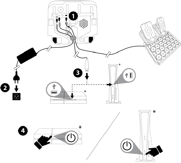 Thrustmaster T128, T248P, T128P - Racing Wheel and Magnetic Pedals ...