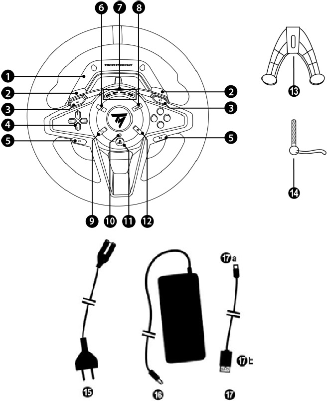 Thrustmaster T128, T248P, T128P - Racing Wheel and Magnetic Pedals ...