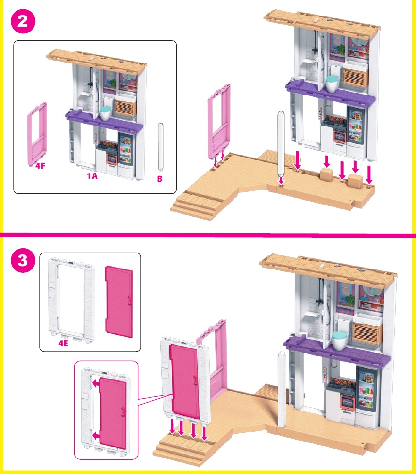 Mattel Barbie Dream House GRG93 - Playset Manual | ManualsLib