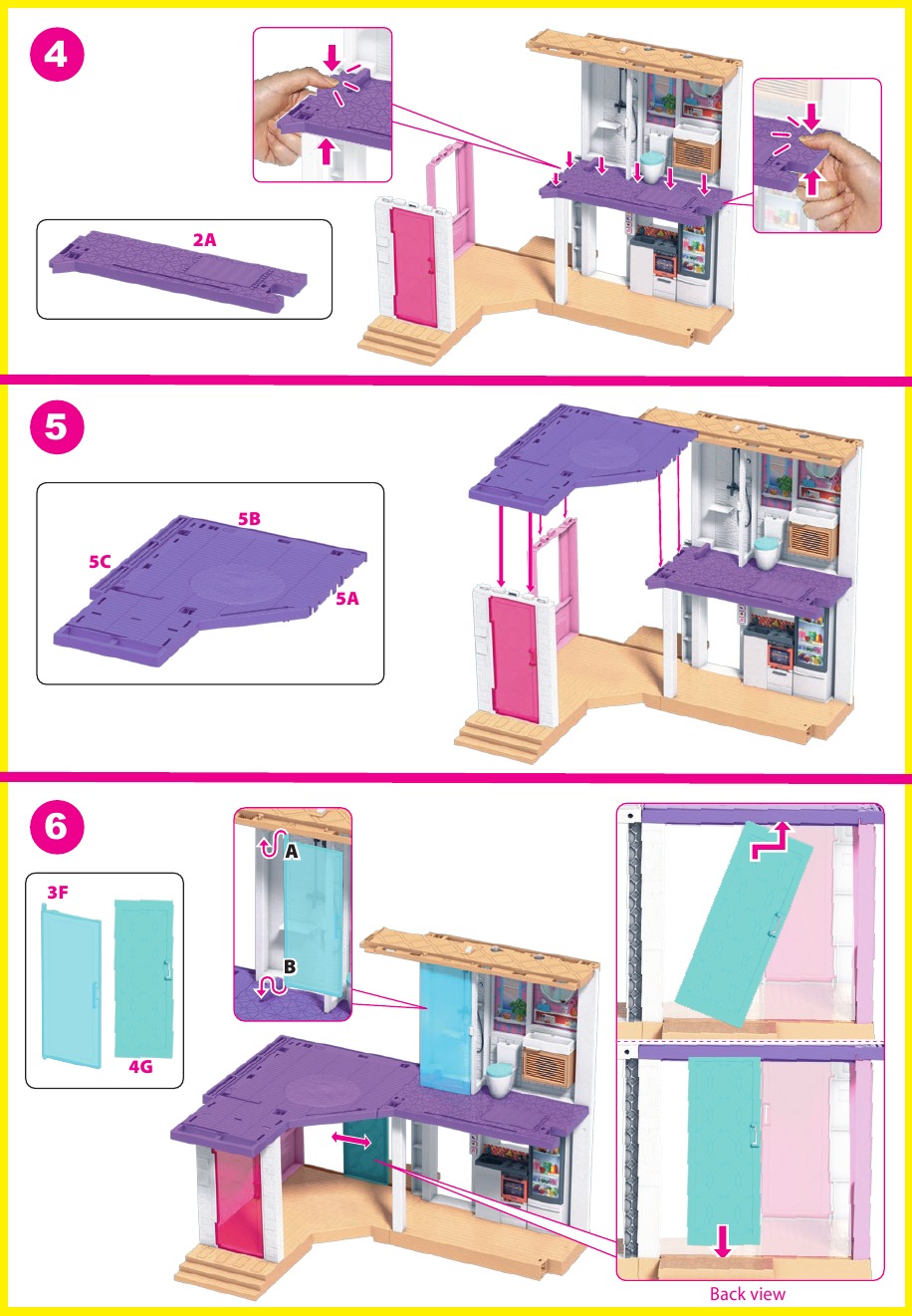 Mattel Barbie Dream House GRG93 - Playset Manual | ManualsLib