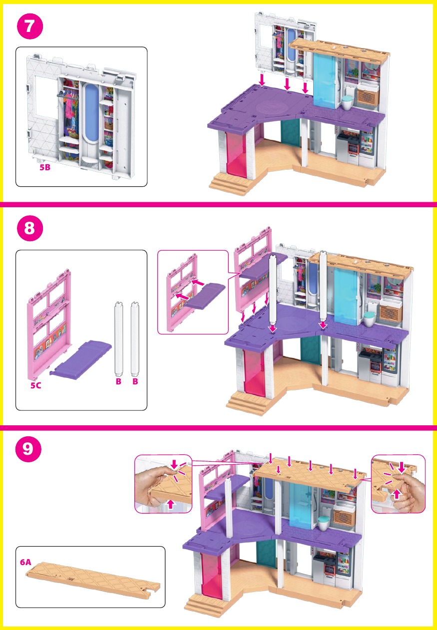 Mattel Barbie Dream House GRG93 - Playset Manual | ManualsLib