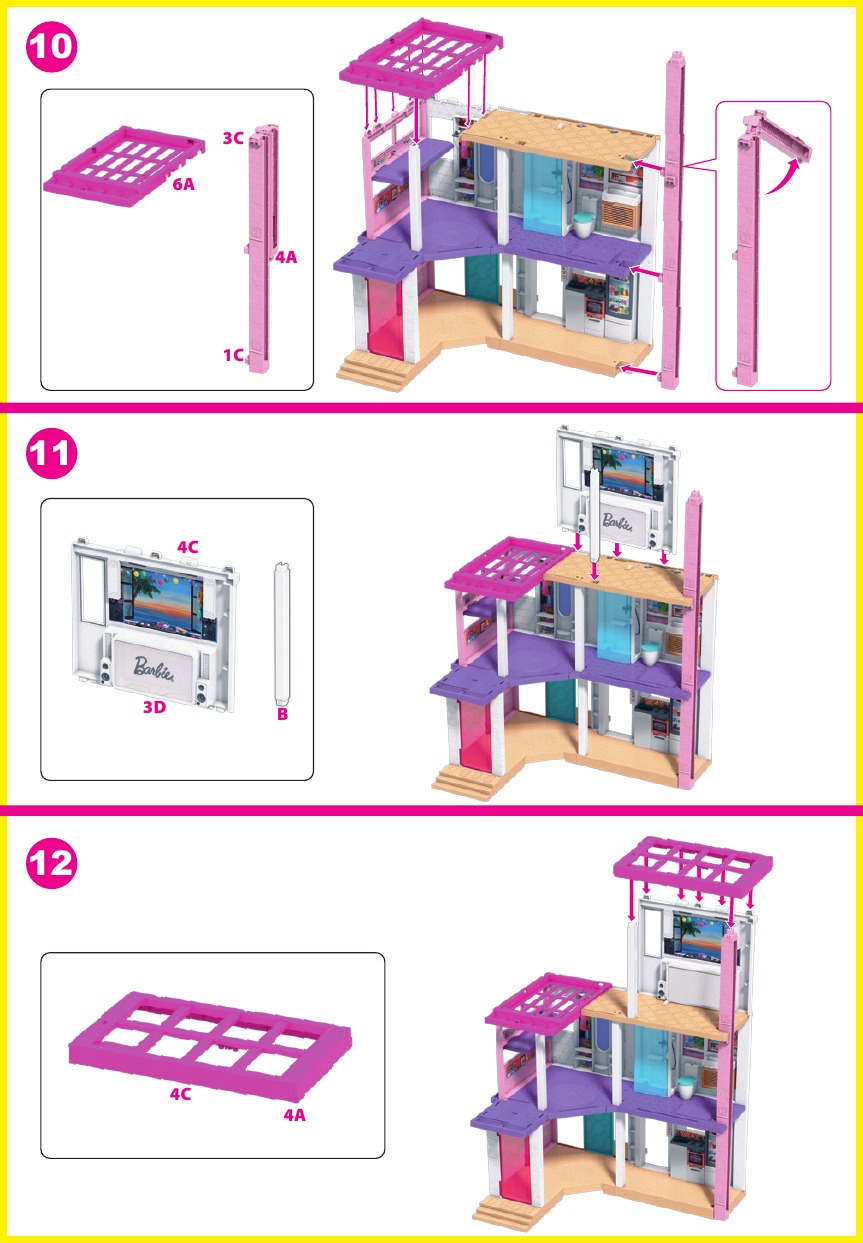 Mattel Barbie Dream House GRG93 - Playset Manual | ManualsLib