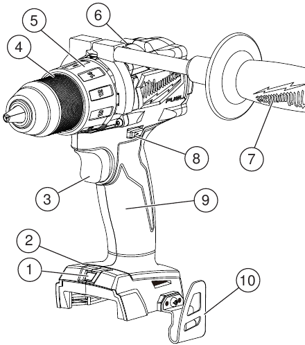 Milwaukee M18 FUEL 2803-20, M18 FUEL 2804-20 - Hammer Drill Manual ...