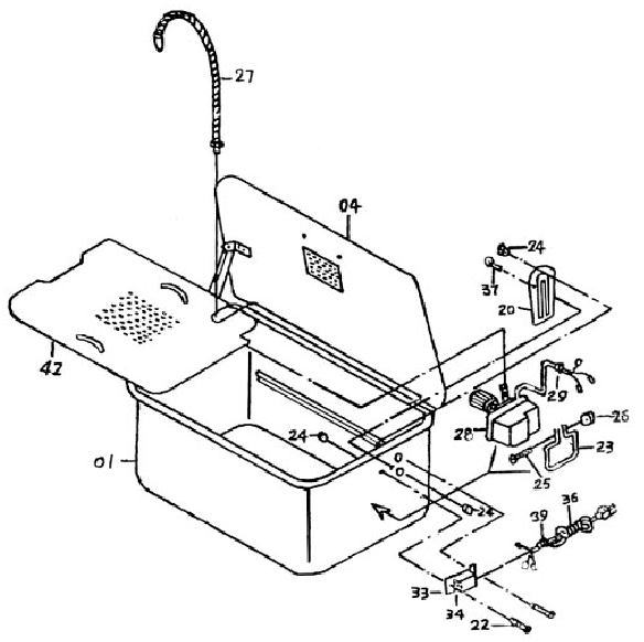 Torin BIG RED T10035 - Parts Washer Manual | ManualsLib