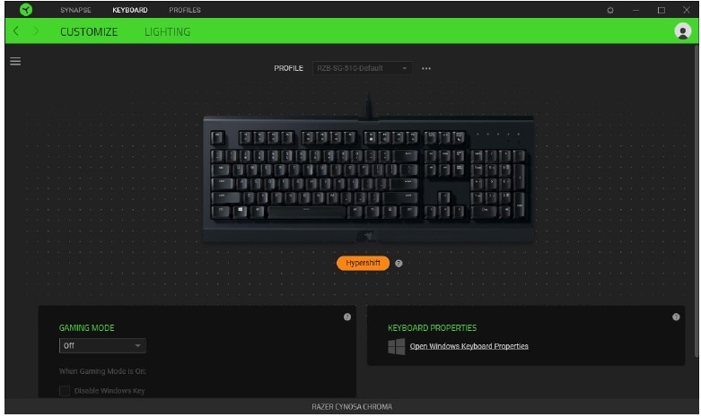 RAZER CYNOSA CHROMA - Gaming Keyboard Manual | ManualsLib