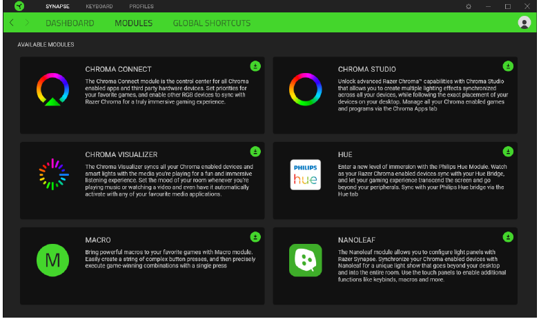 RAZER CYNOSA CHROMA - Gaming Keyboard Manual | ManualsLib
