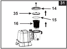 Intex Krystal Clear SX2800 / SX3000 / QX2600 /QX2100 - Filter Pump ...