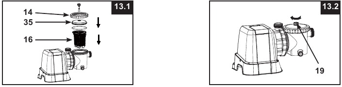 Intex Krystal Clear SX2800 / SX3000 / QX2600 /QX2100 - Filter Pump ...