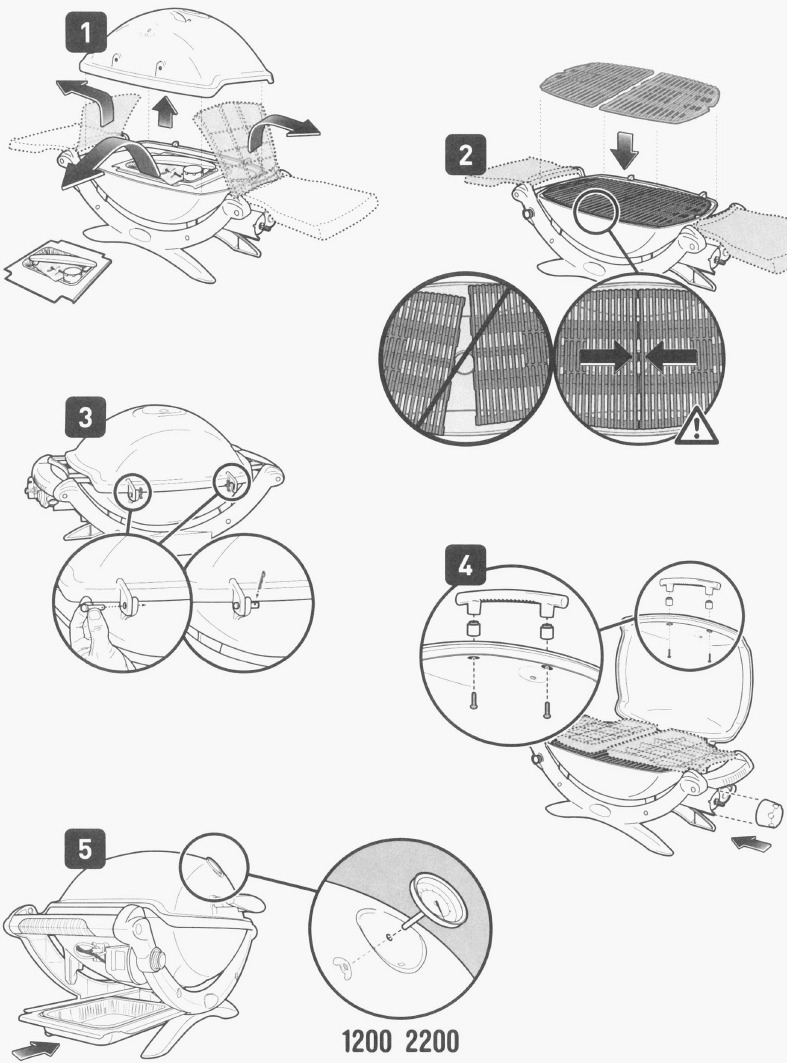 Weber Q 1000, Q 1200, Q 2000, Q 2200 - Barbecue Manual | ManualsLib