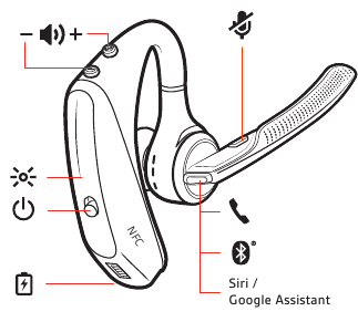Poly Voyager 5200 - Office Bluetooth Headset System Manual | ManualsLib