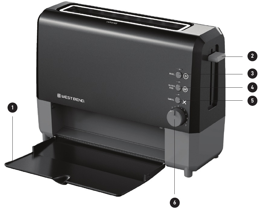 West Bend QUIKSERVE 77222 / 77224 - Toaster Manual | ManualsLib