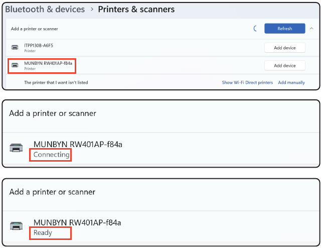 MUNBYN RW401AP - Printer Manual | ManualsLib