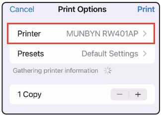 MUNBYN RW401AP - Printer Manual | ManualsLib