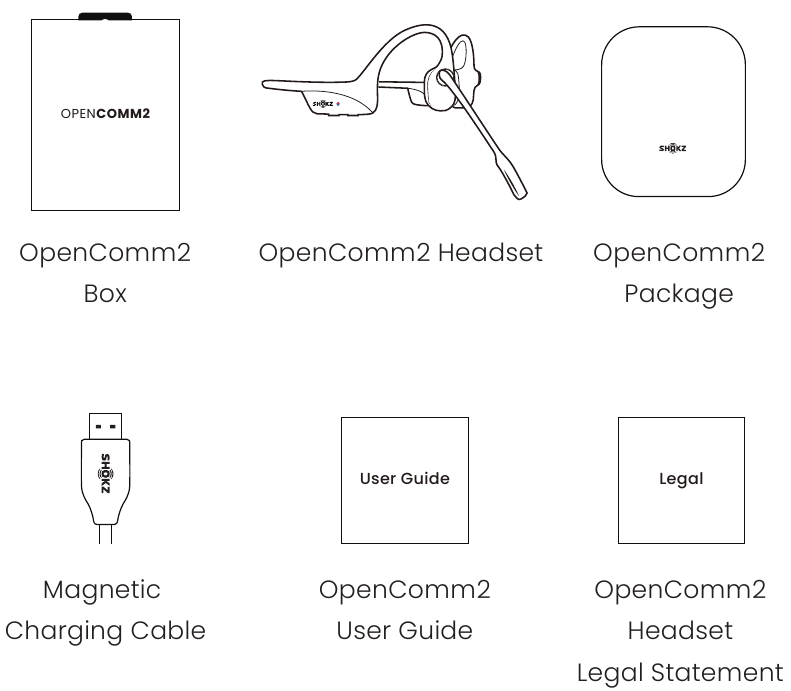 Shokz OPENCOMM 2 - Headphone Manual | ManualsLib