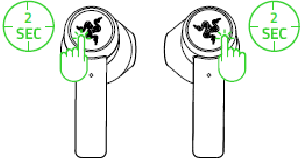 RAZER HAMMERHEAD TRUE WIRELESS - Earbuds Manual | ManualsLib