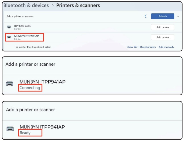 MUNBYN ITPP941AP - Printer Manual | ManualsLib